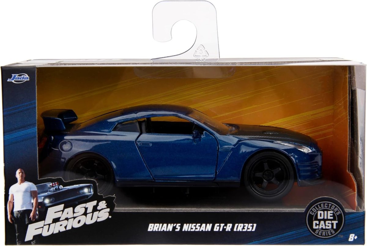 Jada Metal Model – Fast & Furious 1:32 Brian's Nissan GT-R (R35) hit ...