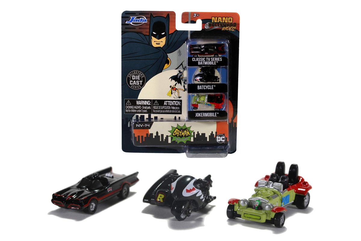 Jada Toys Batman zestaw 3 samochodów kolekcjonerskich z Die-cast ...