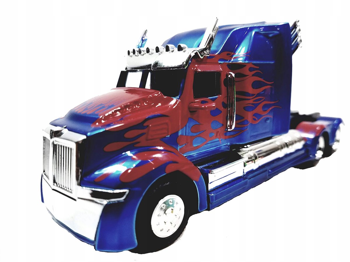 Jada Transformers Blue & Red Western Star 5700 XE Phantom Optimus Prime ...