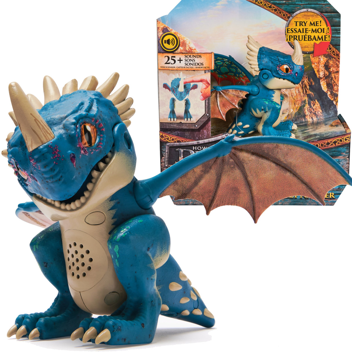 Jak wytresować smoka Deadly Nadder Interaktywna figurka Roaring Minis ...