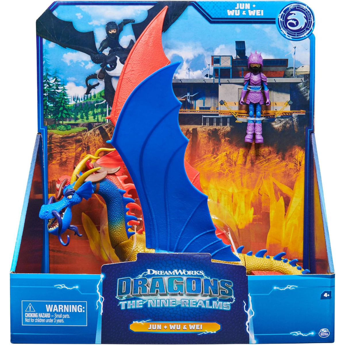 Jak Wytresować Smoka Jeźdźcy Smoków: Dziewięć Światów Zestaw Wu I Wei + Jun - Spin Master ...