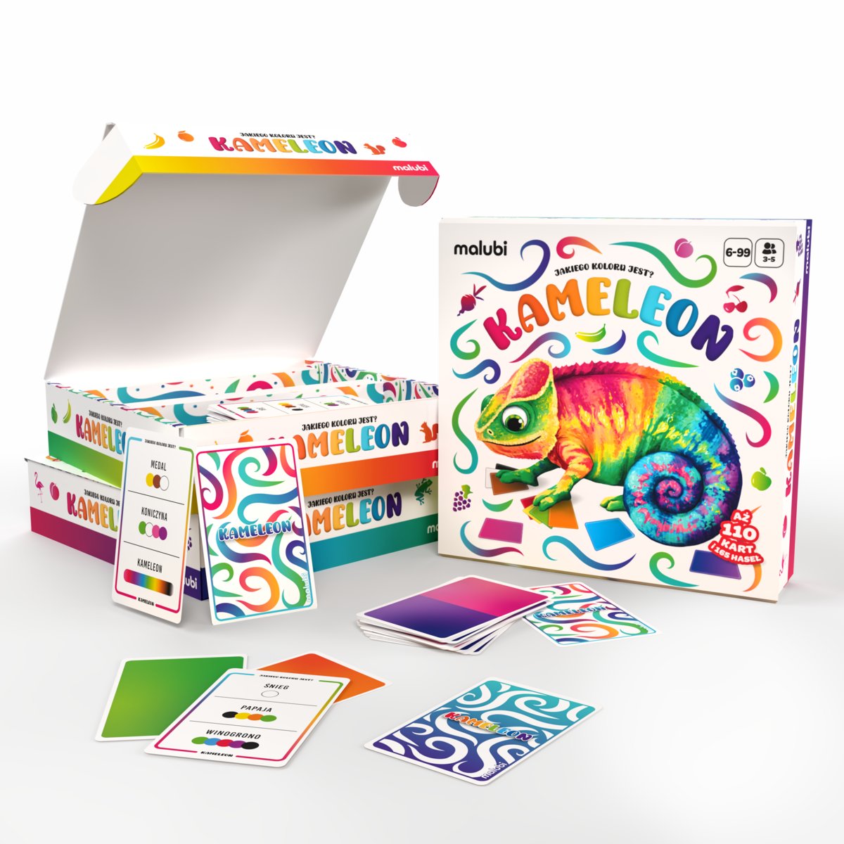 Jakiego Koloru Jest Kameleon? Rodzinna Gra Planszowa - Malubi | Sklep ...