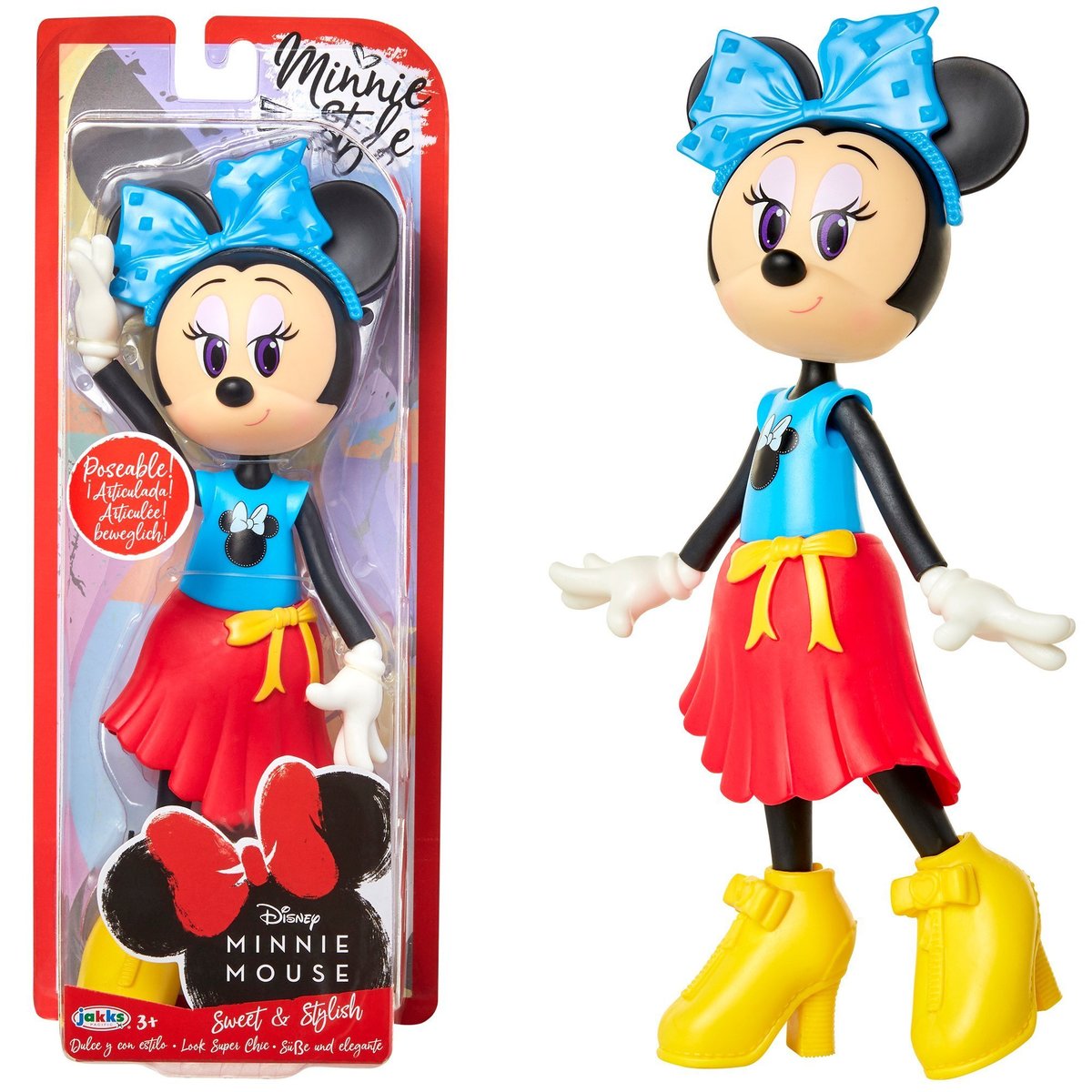 Jakks Pacific, lalka Myszka Minnie Mouse Sweet & Stylish - Jakks ...
