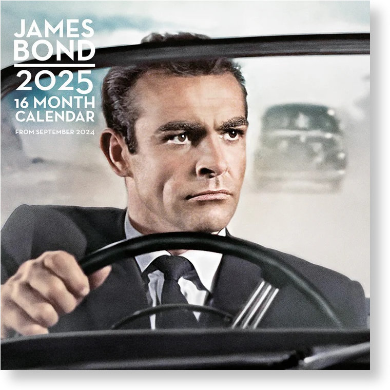 JAMES BOND 2025 kalendarz ścienny na 2025 rok - Inna marka | Sklep ...