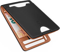 James Hawk Smart Wallet Black - Portfel W Kolorze Czarnym Z Brązowym ...