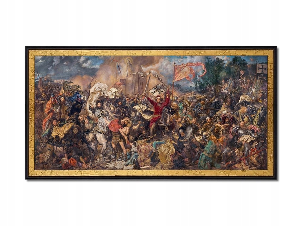 Jan Matejko BITWA POD GRUNWALDEM DUŻY OBRAZ+ RAMA - Inna marka | Sklep ...