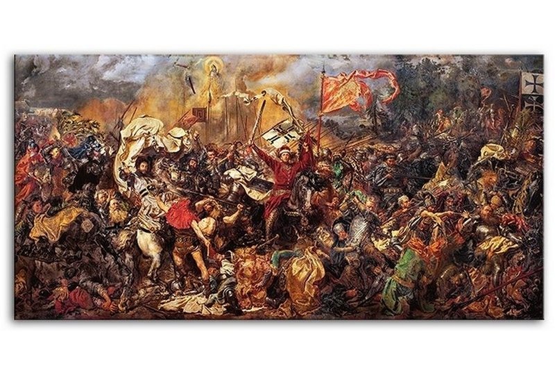 Jan Matejko BITWA POD GRUNWALDEM obraz REPRODUKCJA - Art Impresja ...
