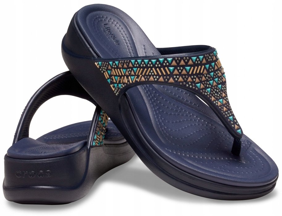 Japonki Damskie Klapki Crocs Boca Wedge Flip 41-42 - Crocs | Sport ...