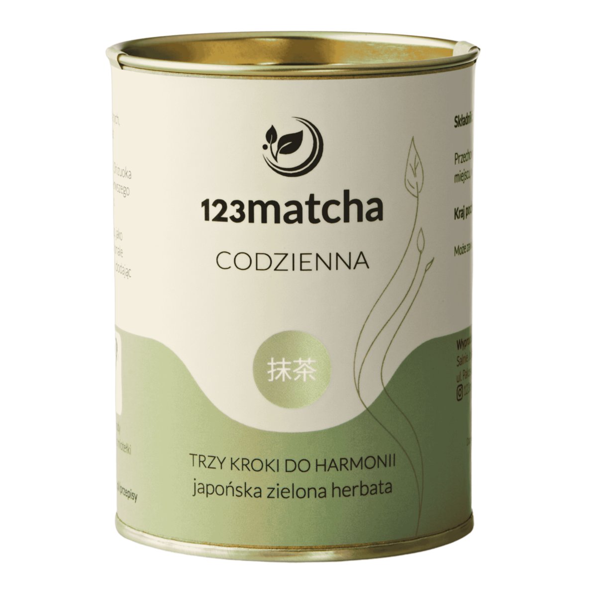 Japońska zielona herbata MATCHA 100g Codzienna | 123matcha - Inna marka ...