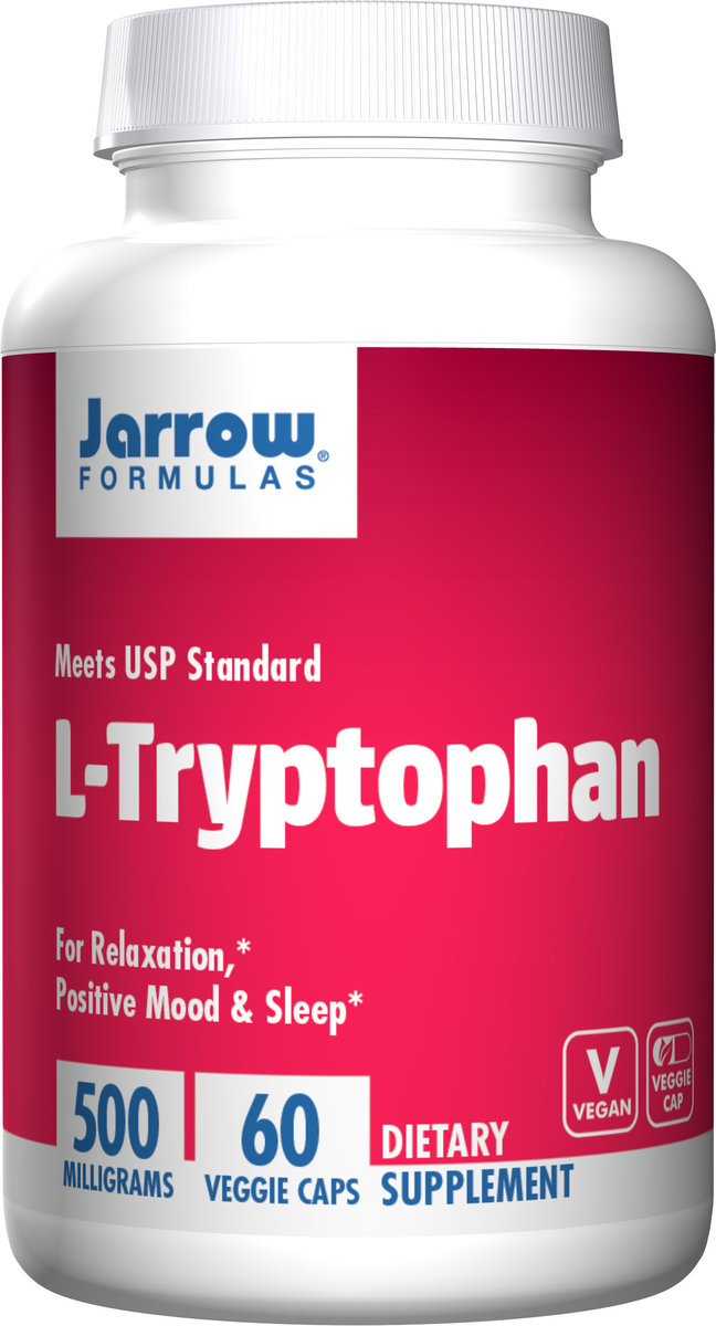 Jarrow Formulas, L-Tryptofan, 500 Mg, Suplement diety, 60 kaps. | Sklep ...