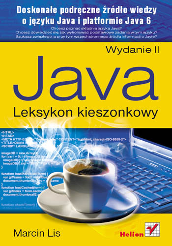 Java. Leksykon kieszonkowy - Lis Marcin | Książka w Empik