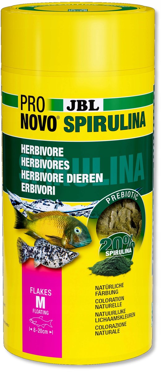 JBL Pronovo Spirulina Flakes M 1000 ml - Pokarm dla ryb - Jbl | Sklep EMPIK.COM