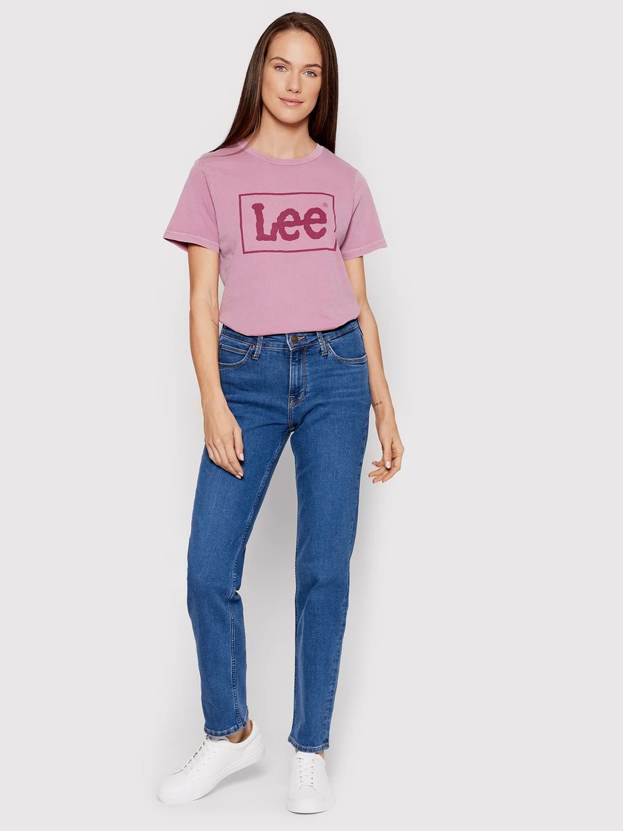 Jeansy Damskie Marion Straight Mid Ada Blue L301QDVB 29 31 - LEE | Moda ...