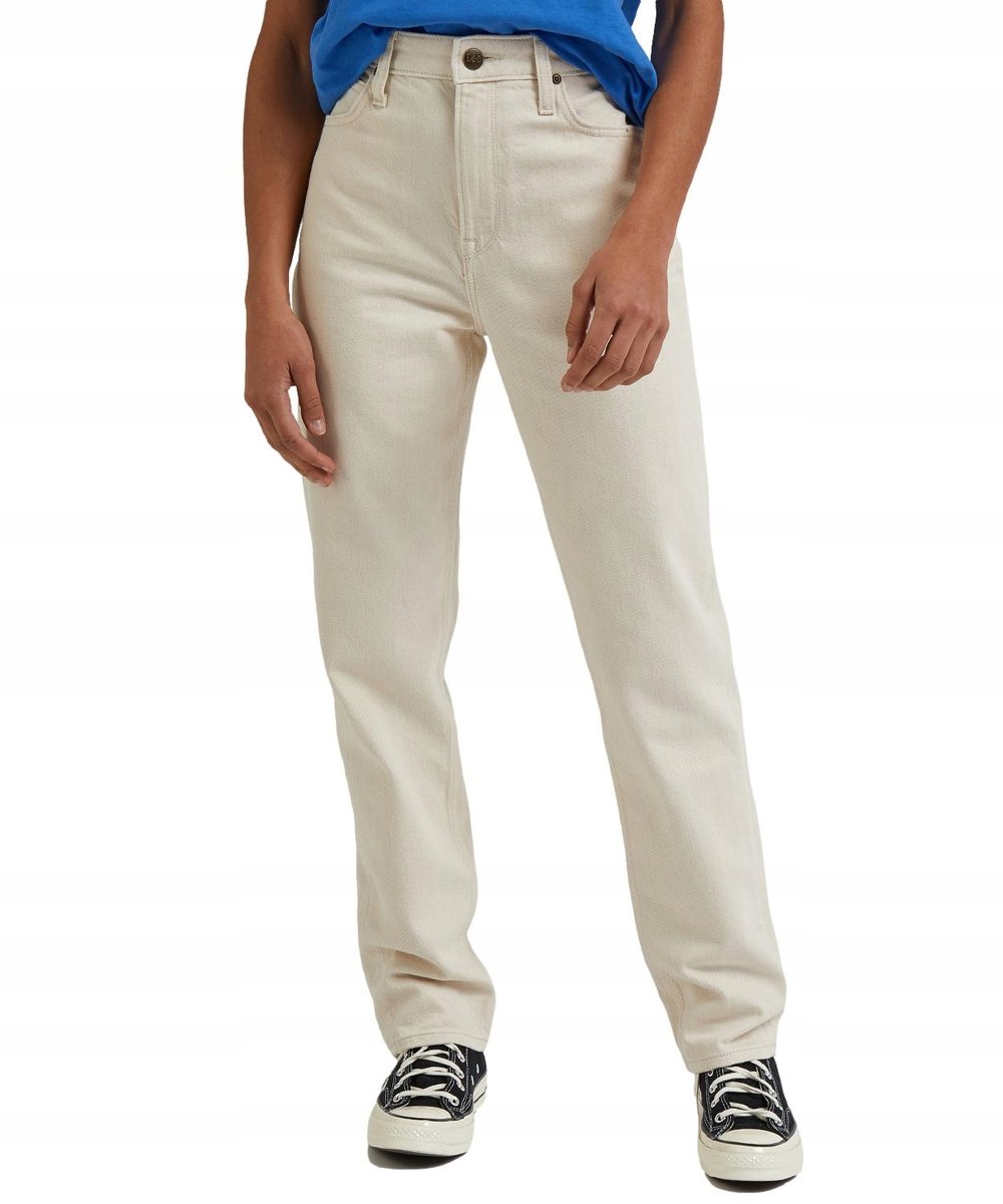 Jeansy Lee Carol L30UGVDN Ecru W 29 / L 33 - LEE | Moda Sklep EMPIK.COM