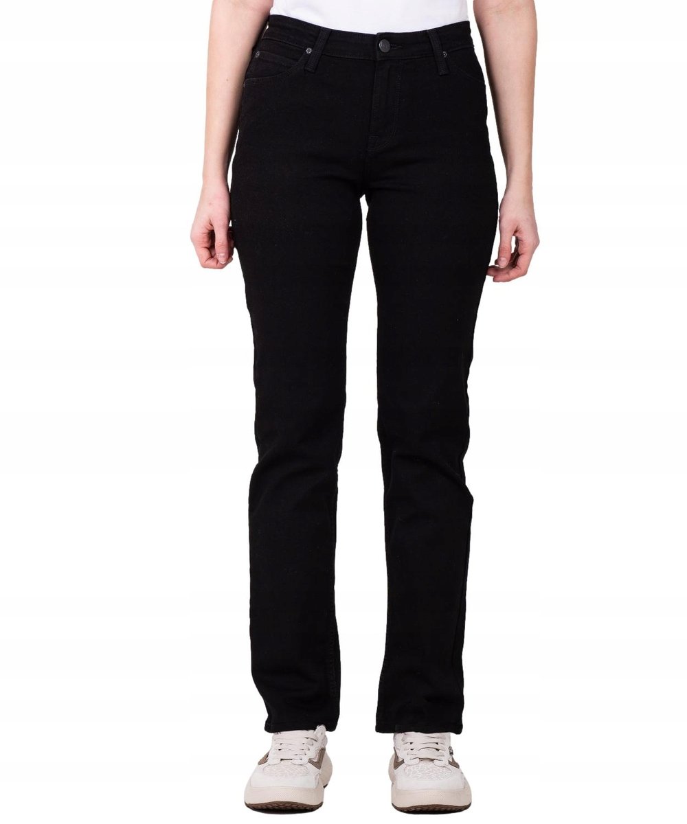 Jeansy Lee Marion Straight 112139764 L301SH47 Black Rinse W 27 / L 31 ...
