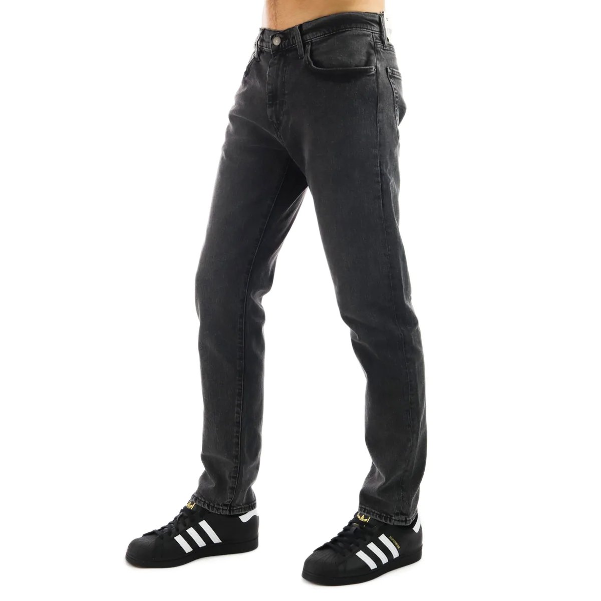 Jeansy Levi's 502 Taper Dark Black Worn 29507-1292 31 30 - Levi's ...