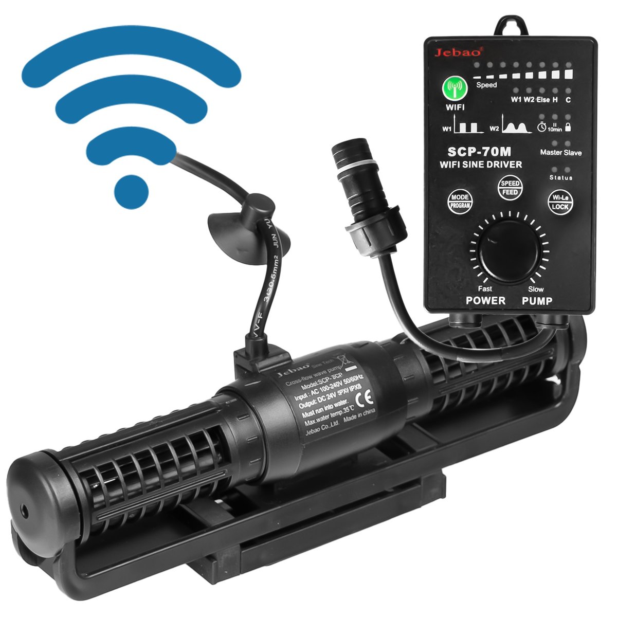 JEBAO CROSS-FLOW PUMP 70M WIFI - CYRKULATOR MAX 7000L/H - JEBAO | Sklep ...