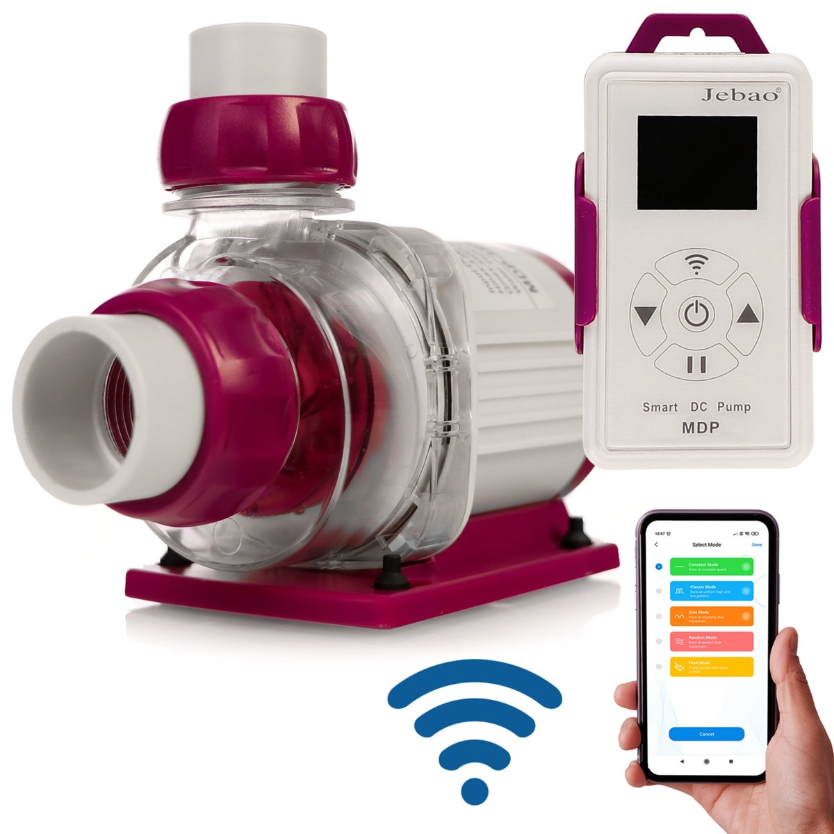 Jebao Smart Dc Pump 8000 - Pompa Obiegowa Wifi 8000L/H - JEBAO | Sklep EMPIK.COM
