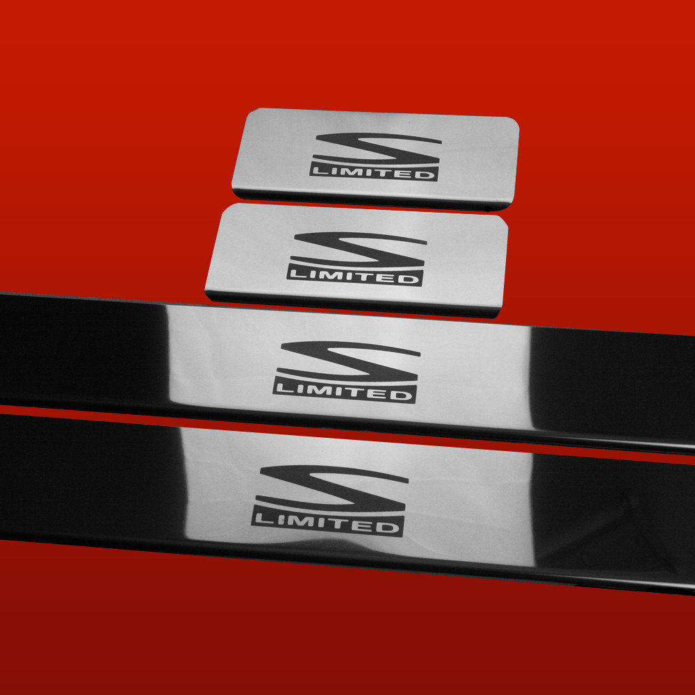 JEEP GRAND CHEROKEE MK4 WK2 Listwy progowe S LIMITED Wykończenie połysk ...