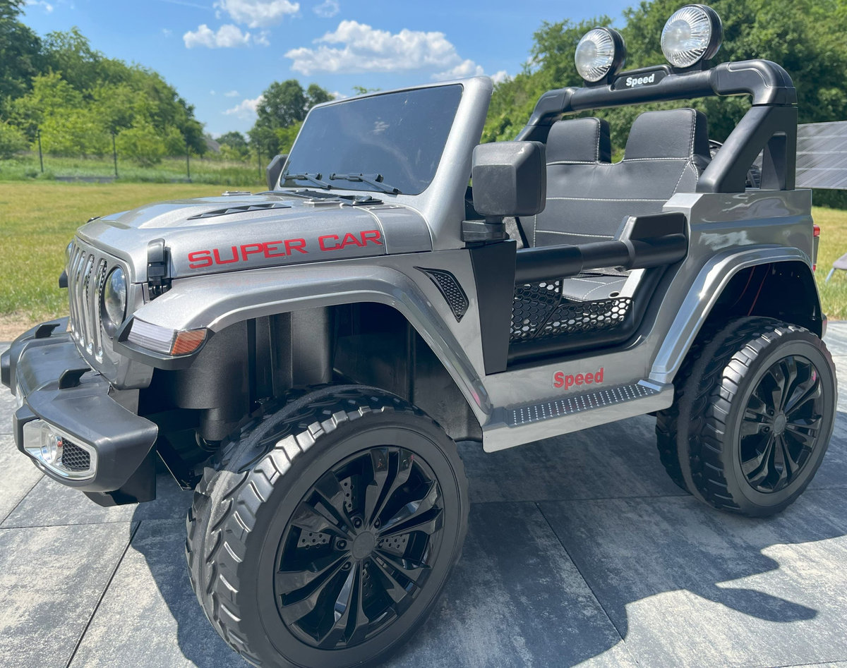 JEEP SUPERCAR FT-938 4X4 12V 7Ah Lakierowany Szary - Jeep | Sklep EMPIK.COM