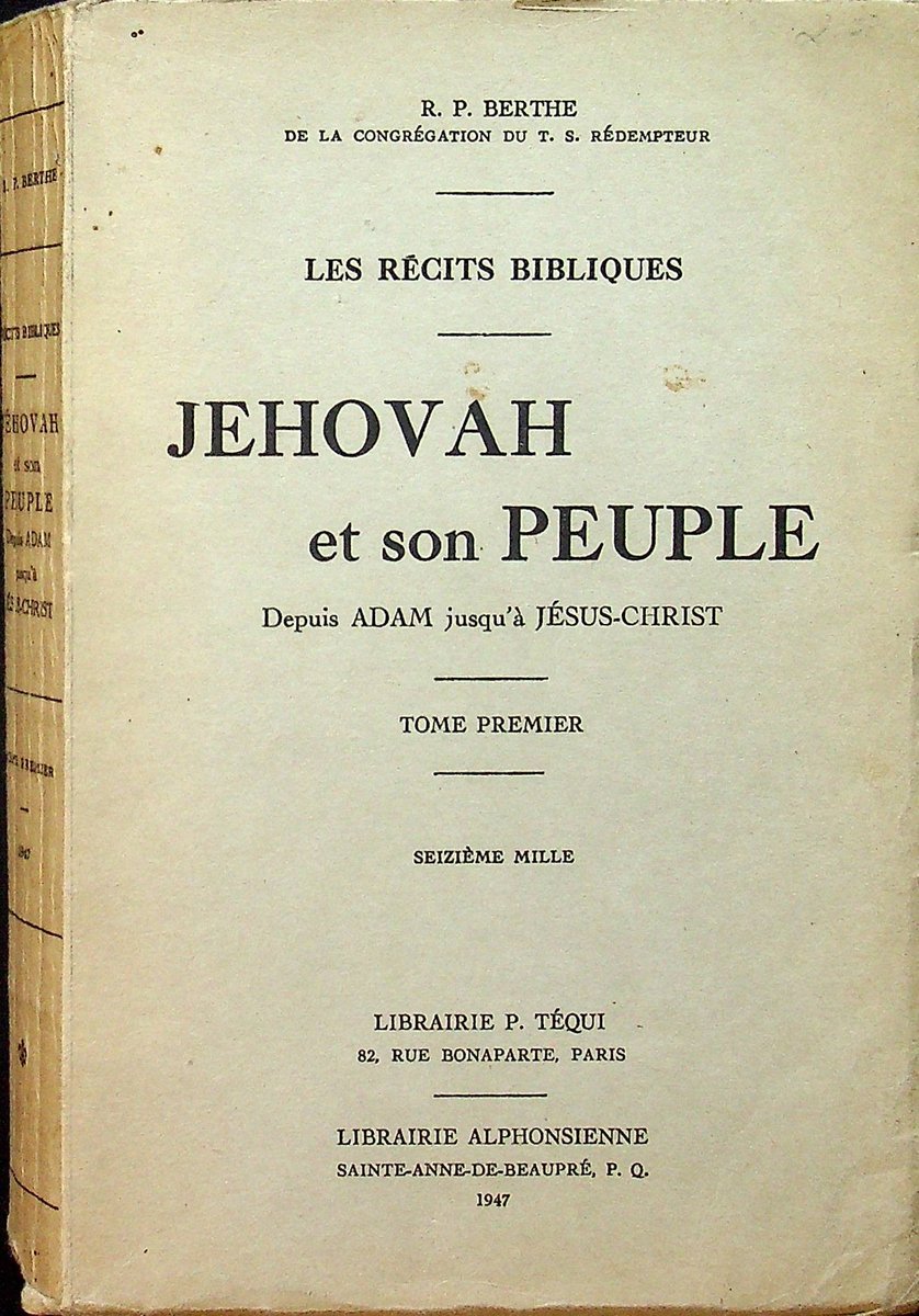 Jehovah et son Peuple Tome Premier 1947 r - W opisie | Książka w Empik