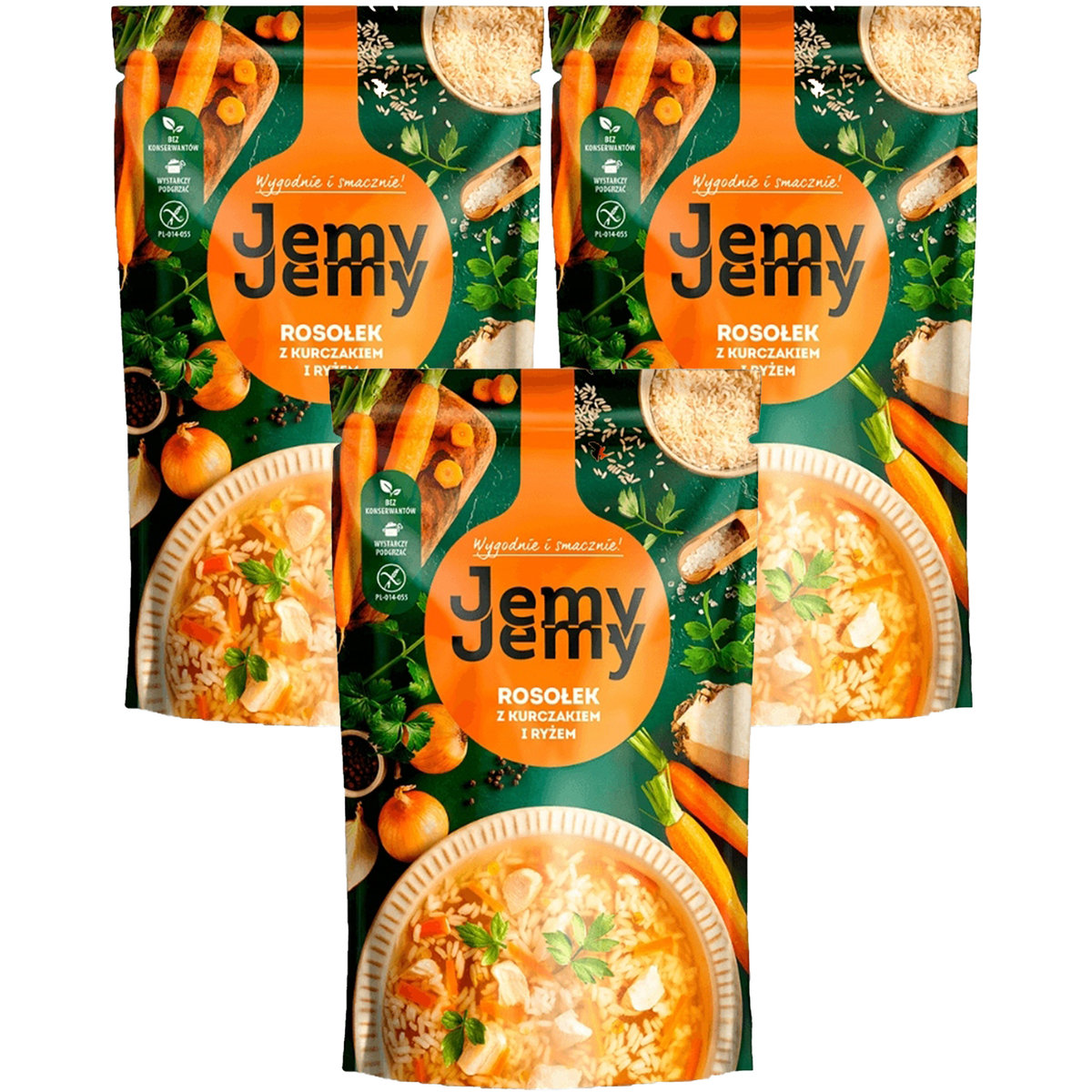 JemyJemy Rosół z kurczakiem i ryżem 450 g x 3 sztuki - Inna marka | Sklep EMPIK.COM