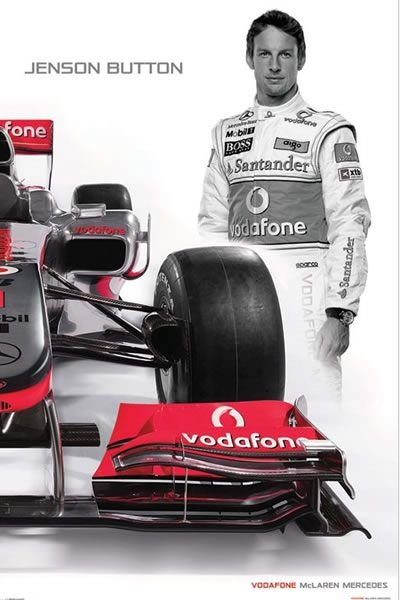 JENSEN BUTTON plakat 61x91cm - Pyramid | Sklep EMPIK.COM