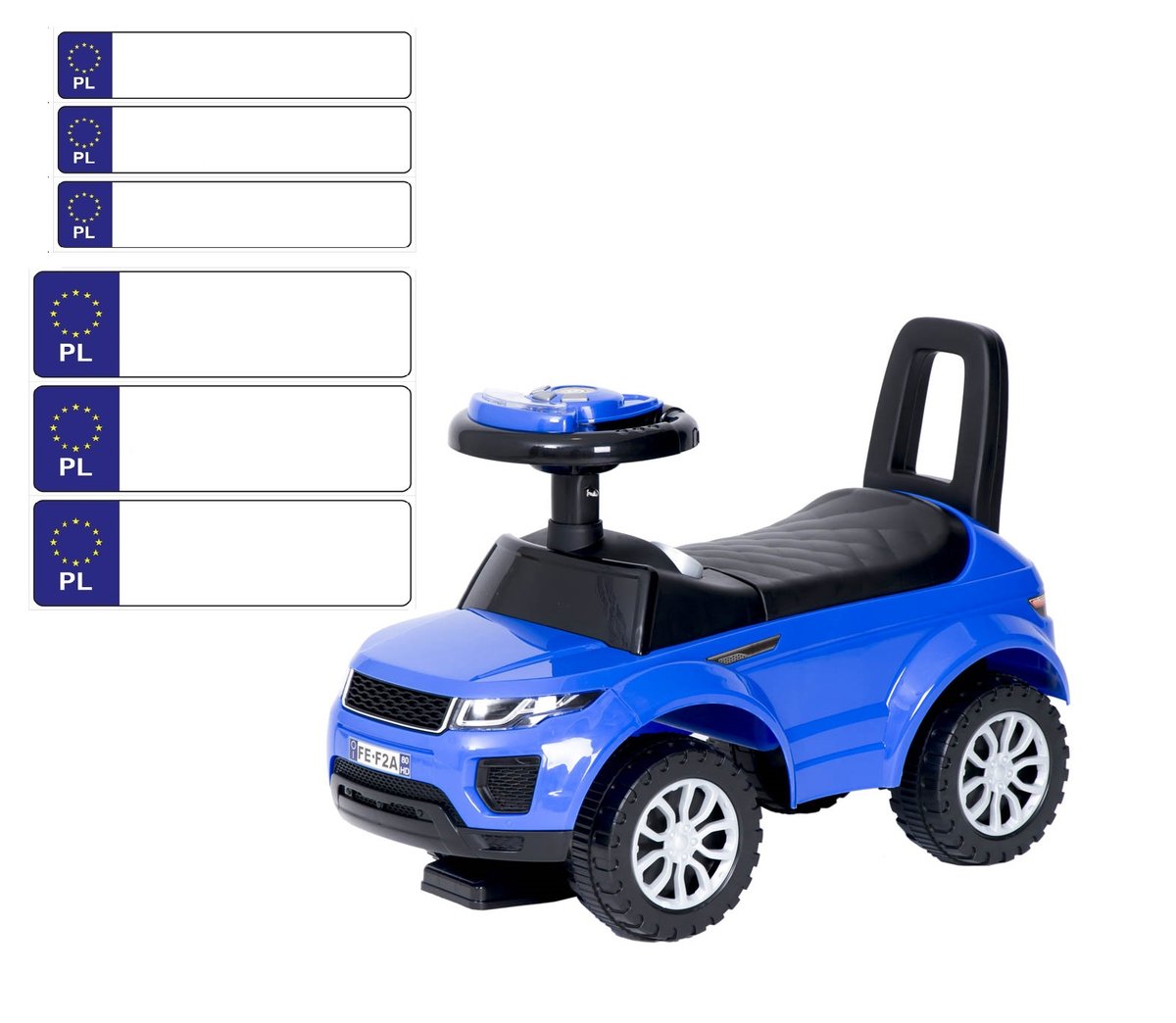 Jeździk samochodzik Spor Car - NIEBIESKI - TO-MA | Sklep EMPIK.COM