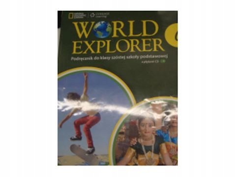 Język angielski World Explorer SP kl. 6 podręcznik +2 CD . Bardzo duży ...