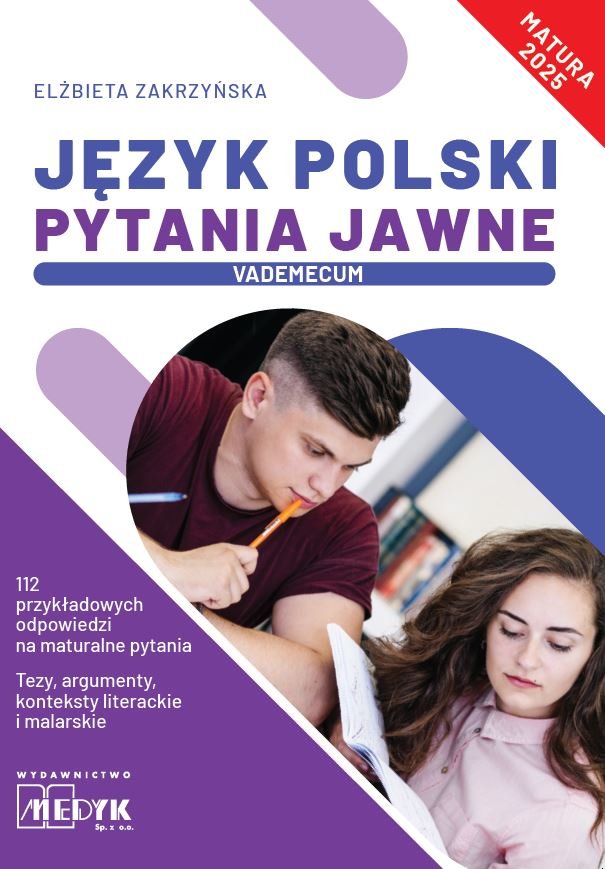 Język polski pytania jawne. Vademecum. Matura 2025 - Zakrzyńska Elżbieta | Książka w Empik