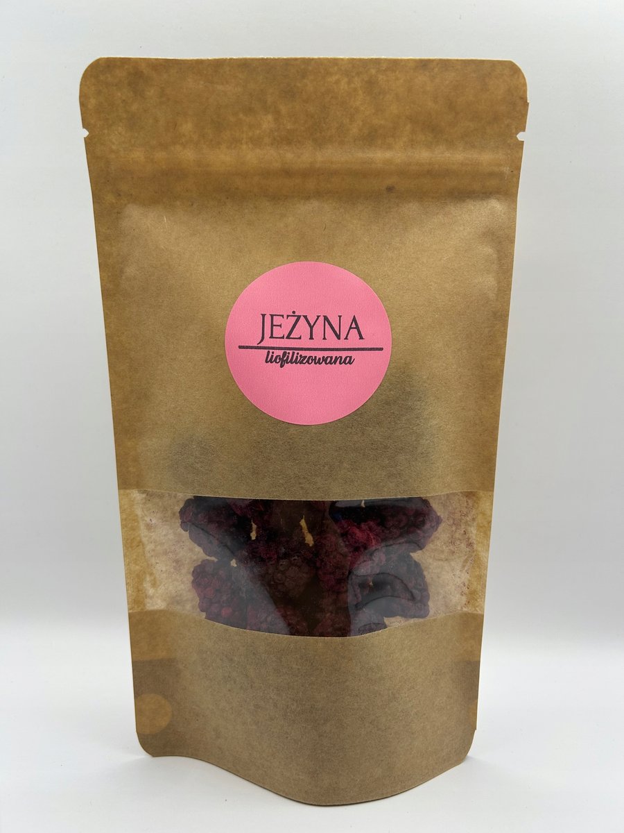 JEŻYNA LIOFILIOZWANA CAŁA 500G ZDROWE OWOCE LIOFILIZOWANE DELIFRUITS ...