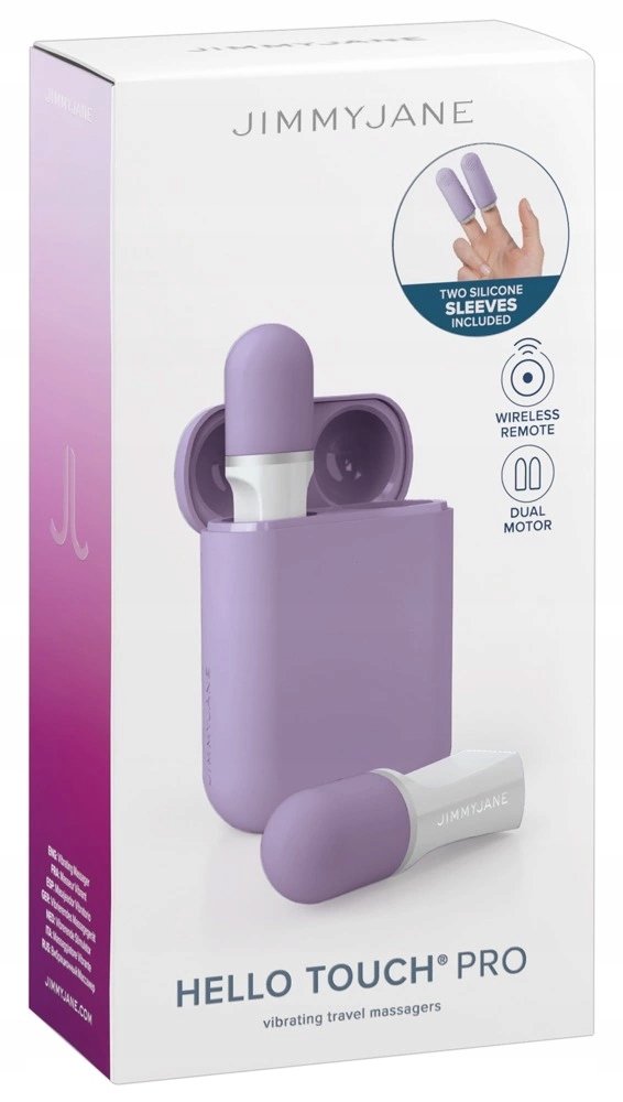 JimmyJane Hello Touch Pro zestaw 2 mini masażerów palcowych USB | Sklep ...