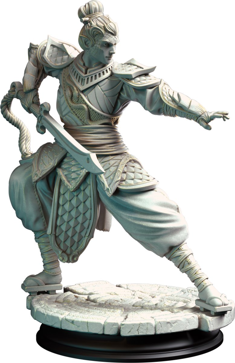 Jin Shi - Dowódca Ninja Assassin Figurka 14k + BONUS do DND D&D druk 3D ...