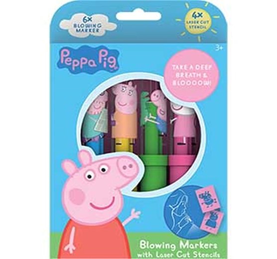 Jiri Models, Peppa Pig, Zestaw Dmuchanych Markerów, 6 Szt. - Jiri ...