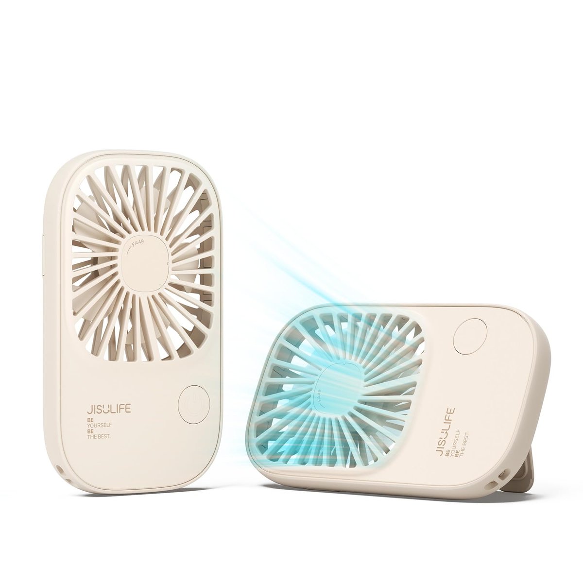 Jisulife Mini Wentylator Usb Z Akumulatorem - 3 Prędkości, Brązowy ...