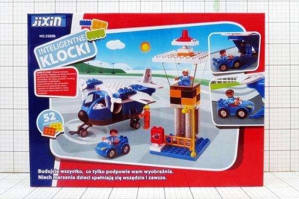 Jixin 2588B Klocki Zestaw Samolot Lotnisko Wieża - Gazelo | Sklep EMPIK.COM
