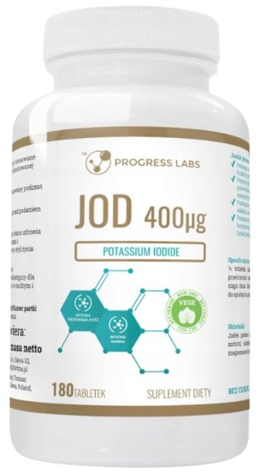 Jod Jodek Potasu Niedobór 400Mcg 180 Tabl. | Sklep EMPIK.COM