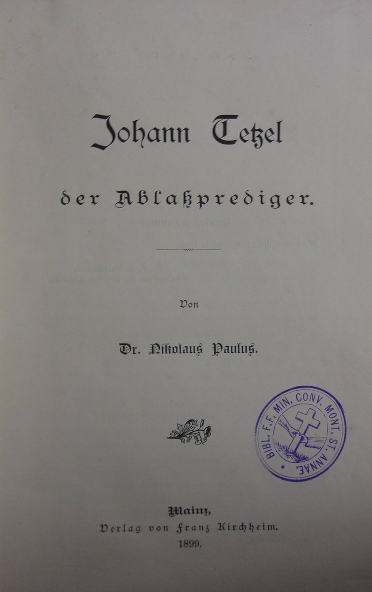 Johann Tetzel der Ablassprediger, 1899 r. - W opisie | Książka w Empik
