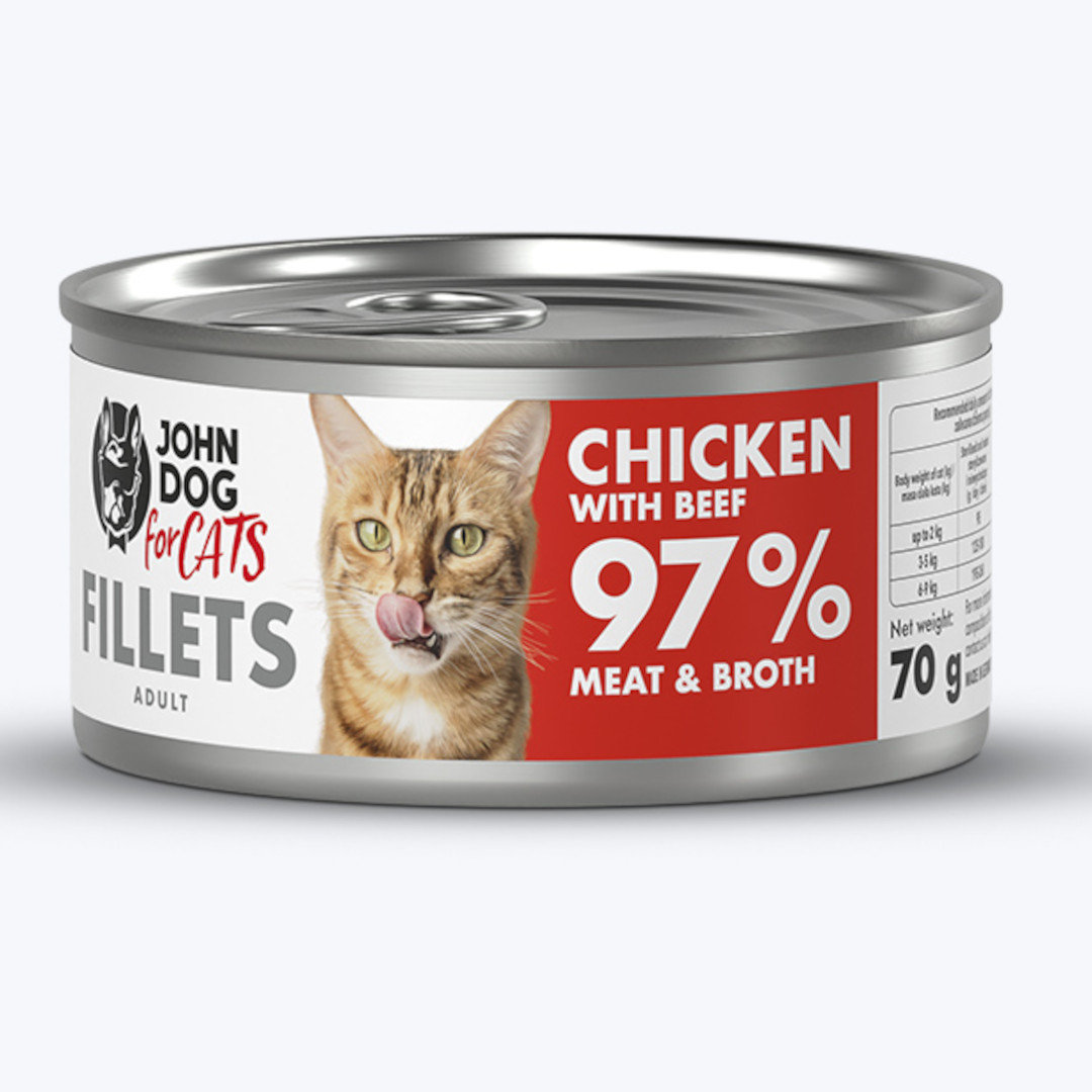 John Dog Forcat Fillet kurczak Wołowina 70g - John Dog | Sklep EMPIK.COM