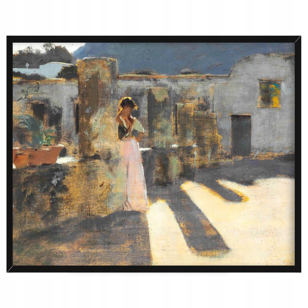 John Singer Sargent Dziewczyna na dachu Capri 40x50 - ANTYKWARIAT ...