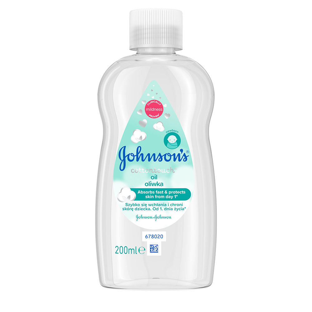 Johnson & Johnson, Cotton Touch, oliwka dla dzieci, 200 ml | Sklep ...