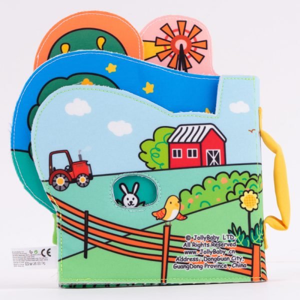 Jolly Baby Książeczka sensoryczna Cow cloth book - JollyBaby | Sklep ...