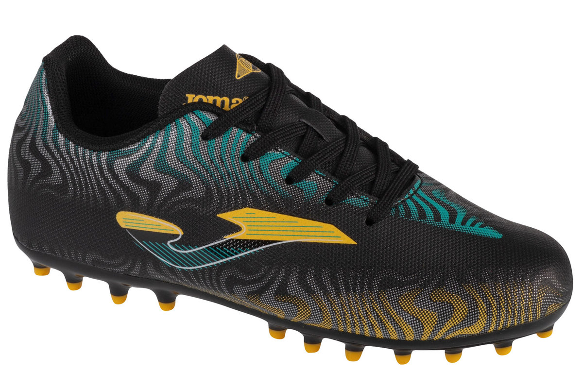 Joma Evolution Jr 2401 AG EVJW2401AG, dla chłopca, buty piłkarskie - korki, Czarne - Joma ...