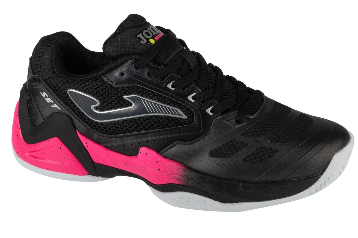 Joma Set Lady 2401 TSELW2401C, Damskie, buty do tenisa, Czarne - Joma ...