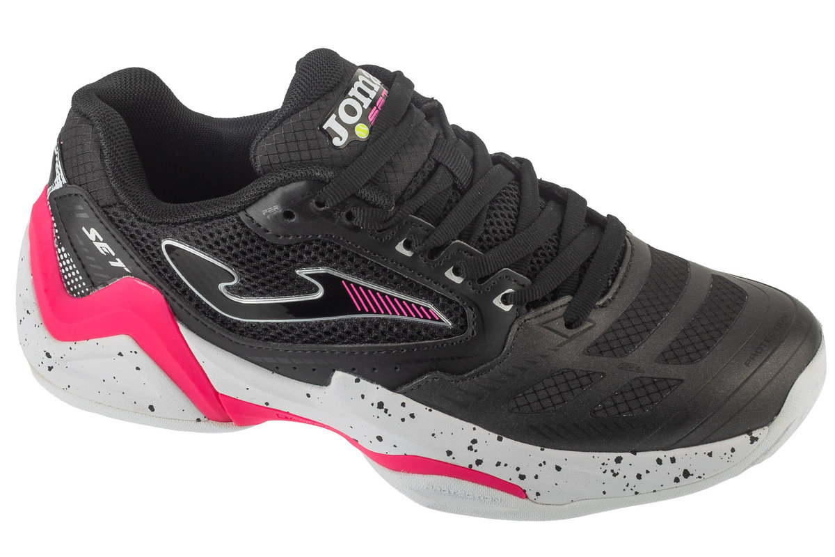 Joma Set Lady 2501 AC TSELW2501AC, Damskie, buty do tenisa, Czarne ...