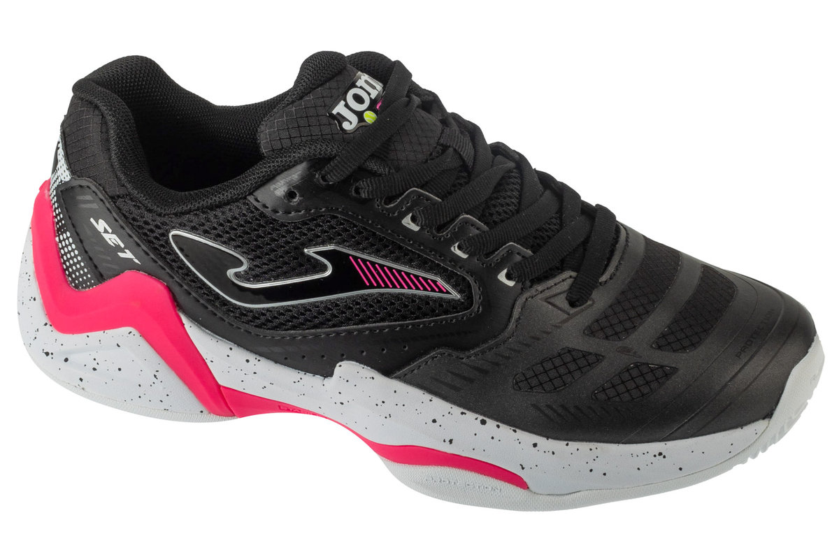 Joma Set Lady 2501 C TSELW2501C, Damskie, buty do tenisa, Czarne - Joma ...
