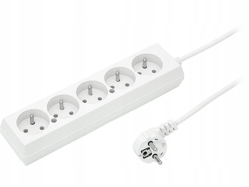 Jonex Przedłużacz 5x2P+Z 1,5 m biały - Jonex | Sklep EMPIK.COM