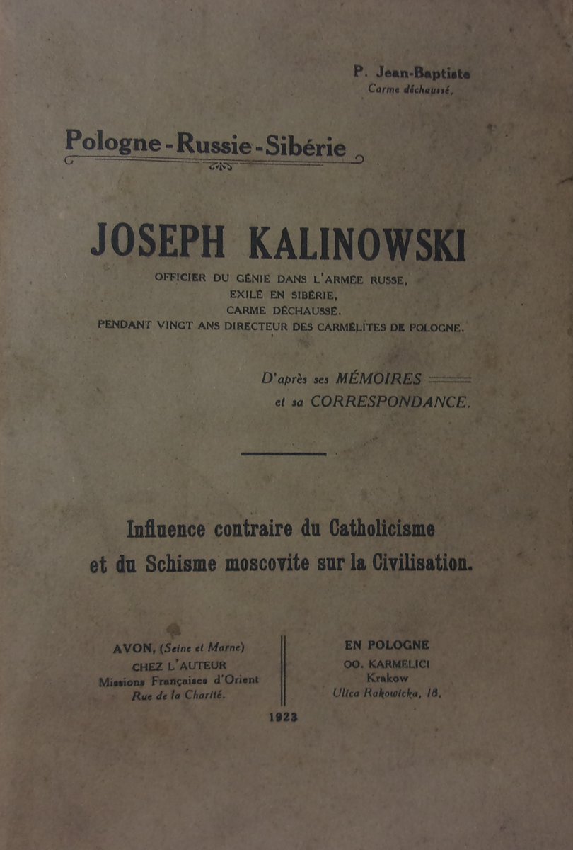 Joseph Kalinowski, 1923 r. - W opisie | Książka w Empik