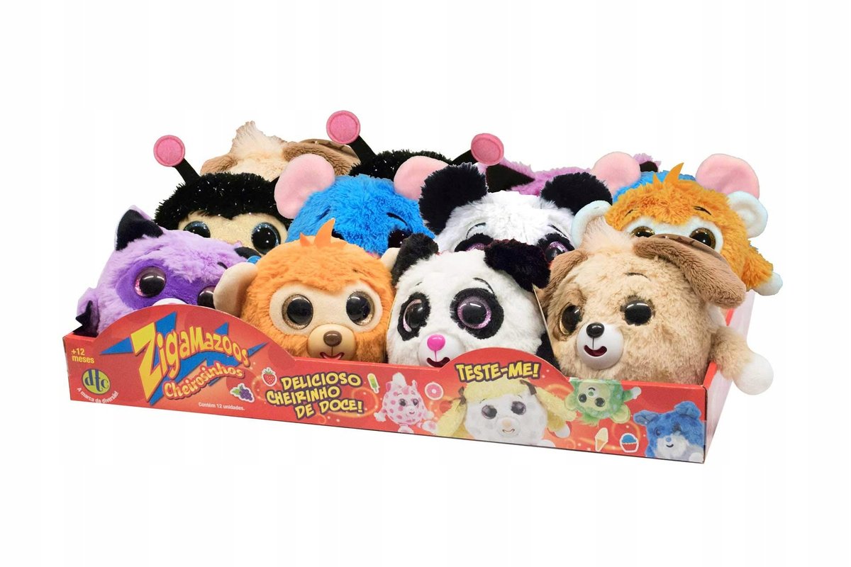 Joy Toy 30906_12 Zigamazoos pluszowe zwierzątko, kolorowe - Inna marka ...