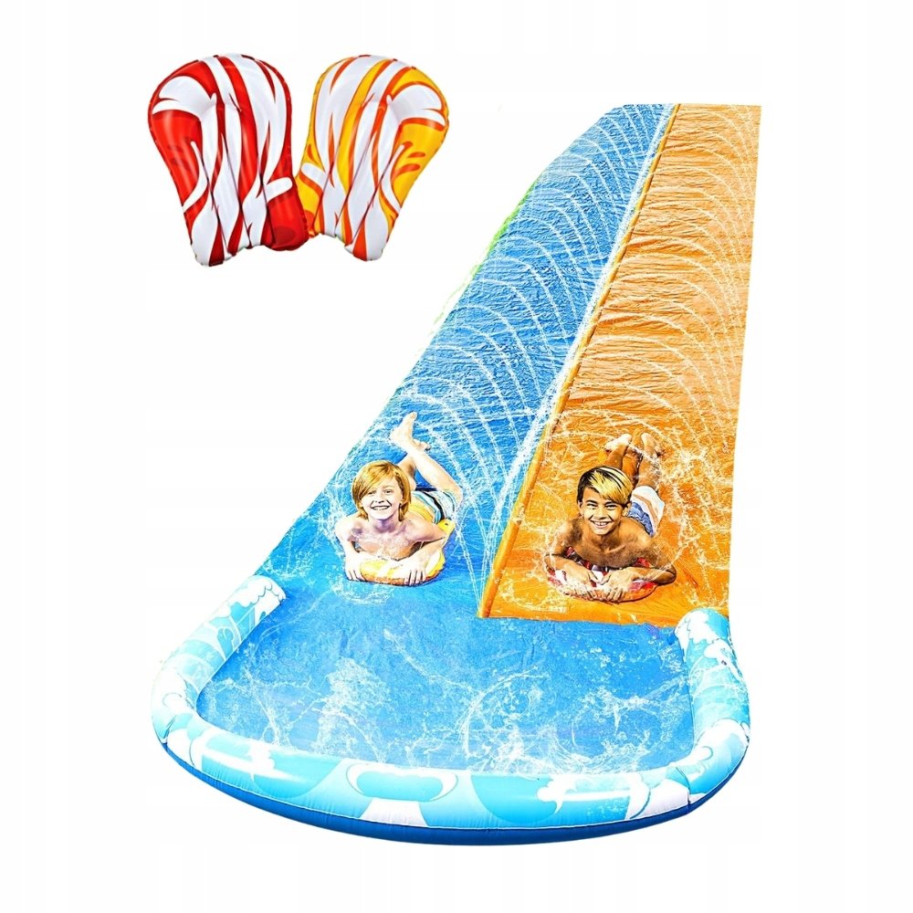 JOYIN Zjeżdżalnia wodna 6 m z 2 deskami i spryskiwaczem - Joyin | Sklep ...